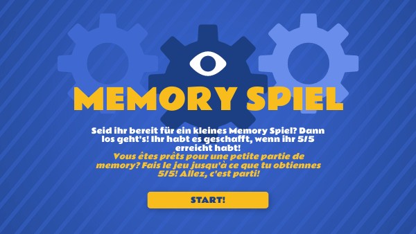 MEMORY Spiel | Genially