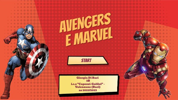 Avengers e Marvel | Genially