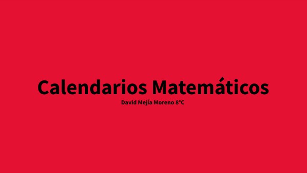 Calendario Noviembre