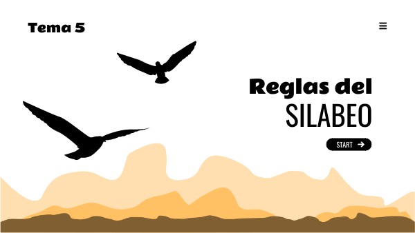 2DO. Reglas del Silabeo | Genially