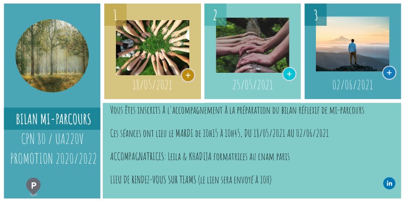 BILAN REFLEXIF MI-PARCOURS | Genially