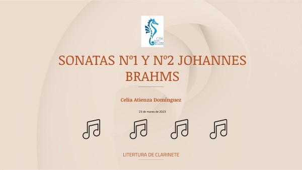 Sonatas nº 1 nº2 Opus 120 Brahms | Genially