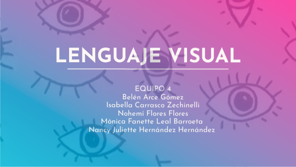 LENGUAJE VISUAL 2