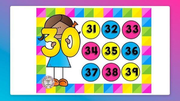 números 30 al 39 | Genially