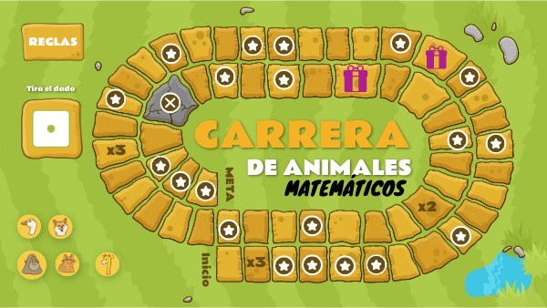 Carrera de Animales Matemáticos | Genially