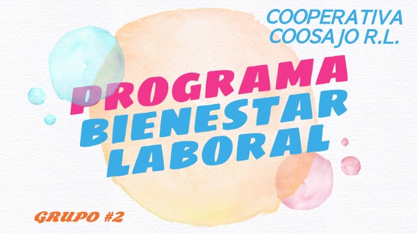 Programa de bienestar laboral