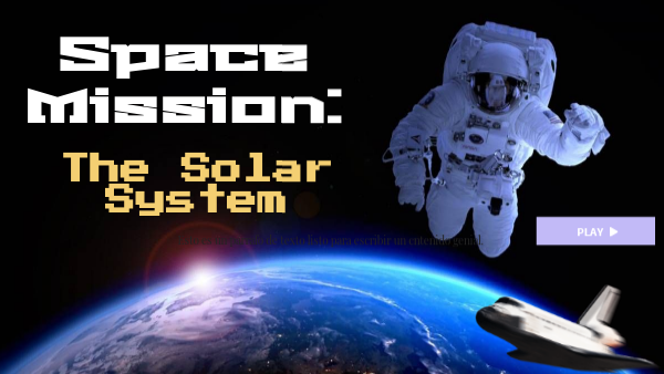 Space Mission: The Solar System
