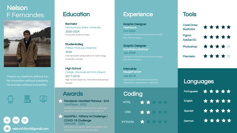 CV - Nelson | Genially