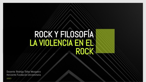 La Violencia y el Rock