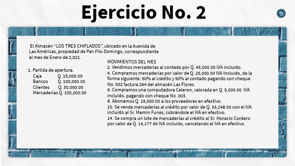 Ejercicio No. 2 | Genially