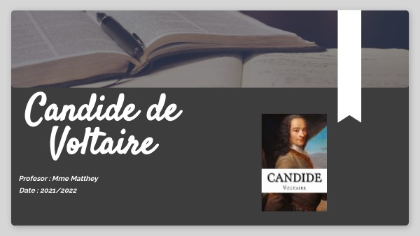 Candide de Voltaire | Genially