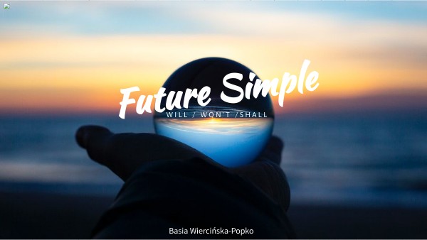 Future Simple | Genially