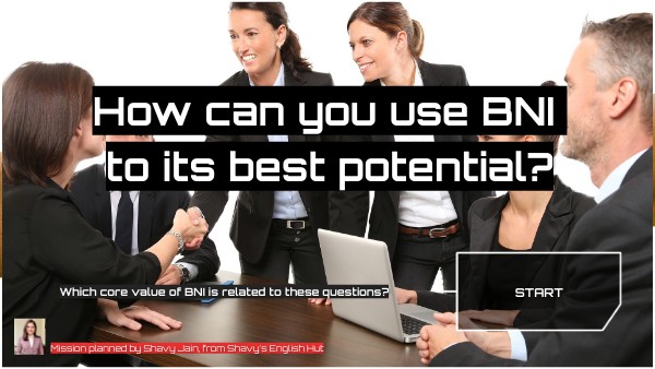 BNI Core Value ESCAPE GAME | Genially