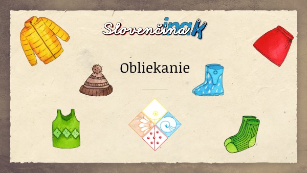 1. Obliekanie | Genially