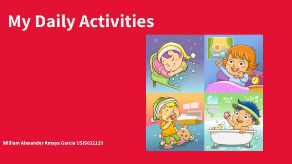 My Daily Activities | Genially