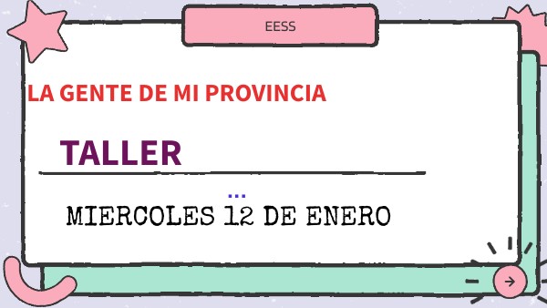 EESS MIERCOLES 12 ENERO | Genially