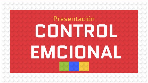 PRESENTACIÓN BLOQUES Control emocional | Genially