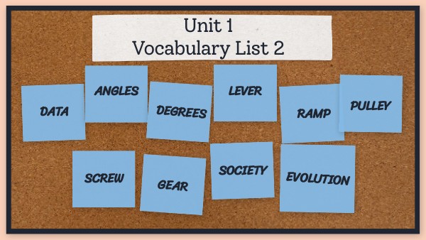 Vocabulary list 2 | Genially