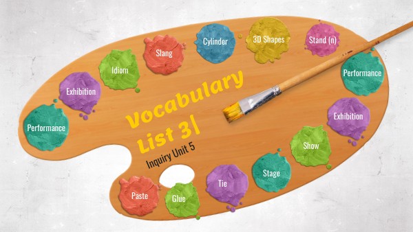 Unit 5 Vocabulary list 3