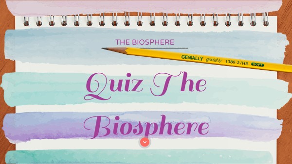 QUIZ THE BIOSPHERE