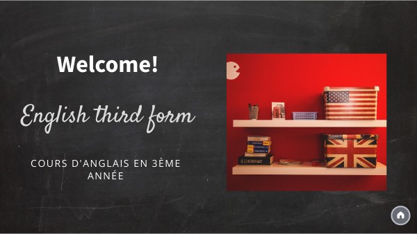 Présentation cours anglais | Genially