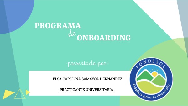 PROGRAMA DE ONBOARDING