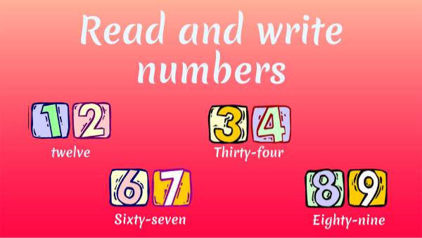 Read and write numbers | Genially