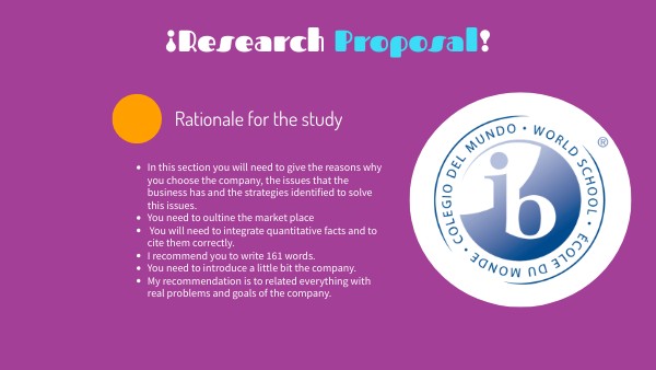 Research Proposal | Genially
