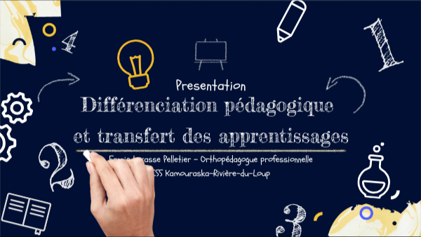 Différenciation et transfert des apprentissages | Genially