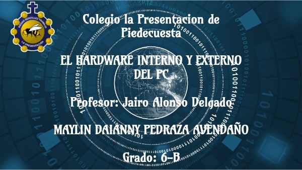 EL HARDWARE EXTERNO Y INTERNO DEL PC | Genially