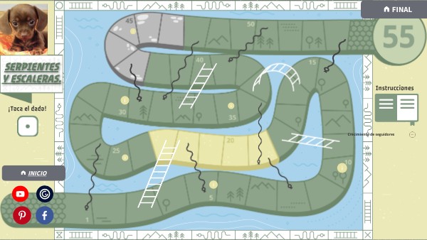 SERPIENTES Y ESCALERAS 3 | Genially