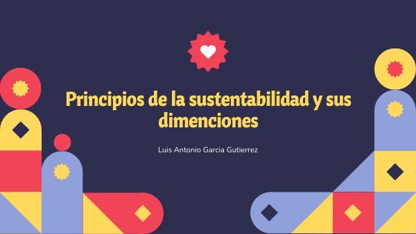 Principios de la sustentabilidad y sus dimenciones