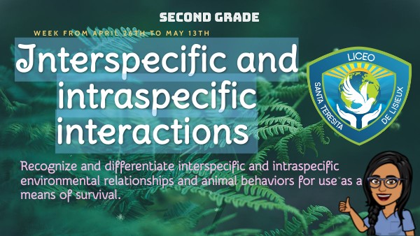 INTERSPECIFIC AND INTRASPECIFIC INTERACTIONS