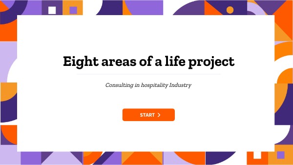 W3. 8 areas of a life project | Genially