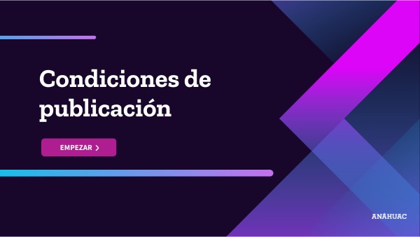 Condiciones de publicación