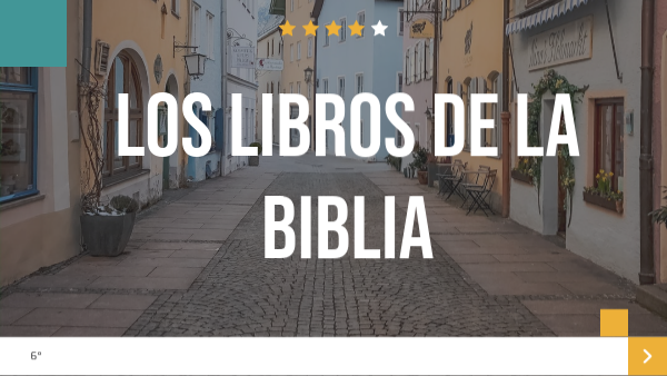 Los Libros de la Biblia | Genially