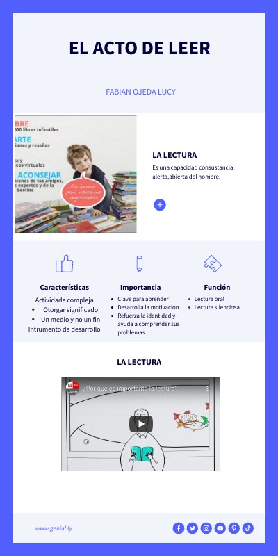 LA LECTURA | Genially