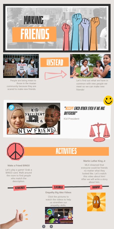 Making New Friends | Genially