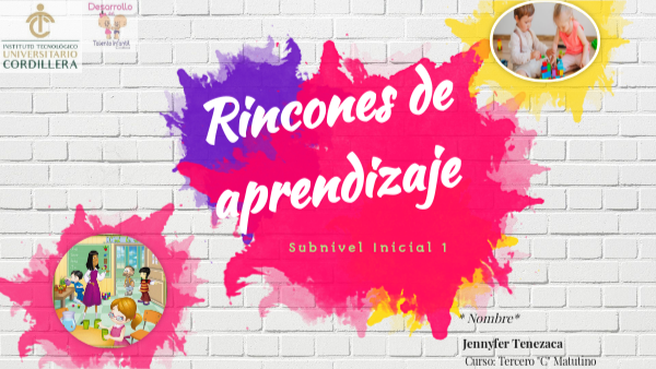 Rincones de Aprendizaje | Genially