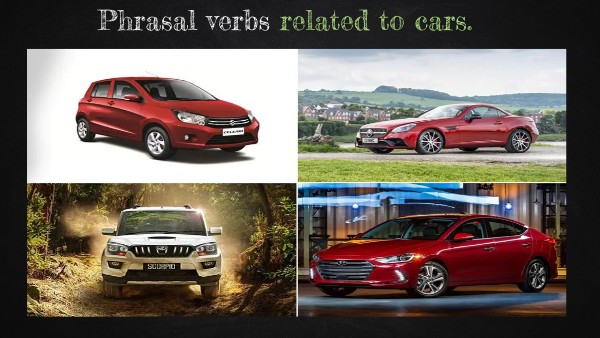 phrasal verbs and cars | Genially