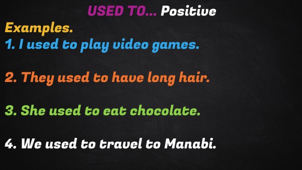 USED TO