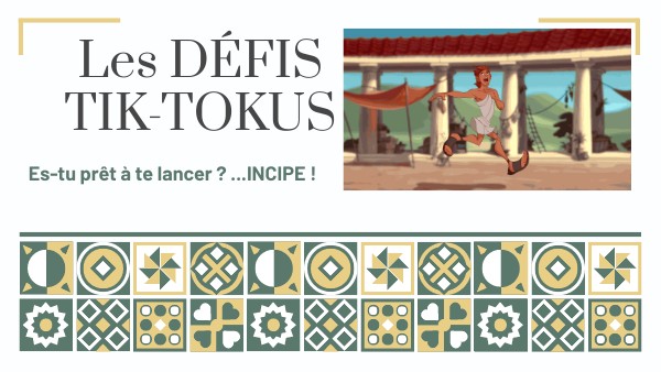 Défis TIK-TOKUS | Genially