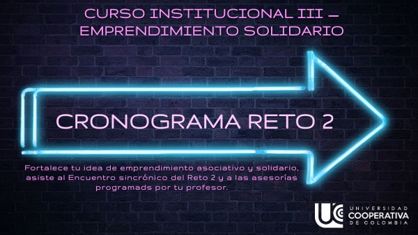 Cronograma del Reto 2 | Genially