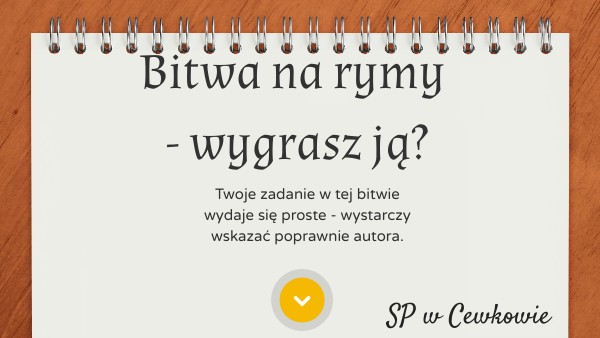 Bitwa na rymy | Genially