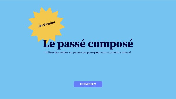 passe compose revision