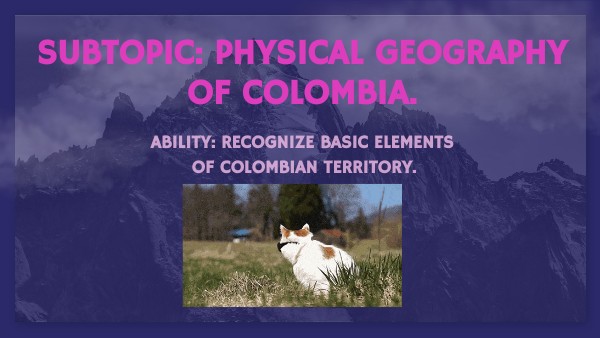 Geography of Colombia second part