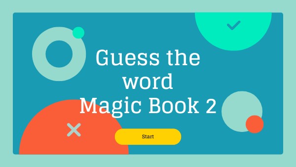 Guess the word - Magic Book 2