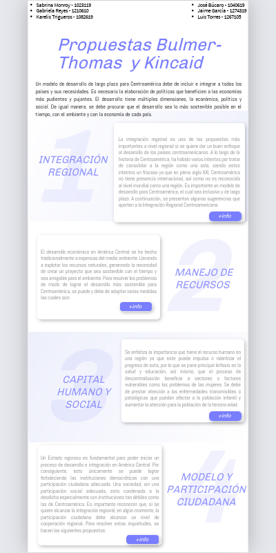Propuestas Bulmer-Thomas y Kincaid | Genially
