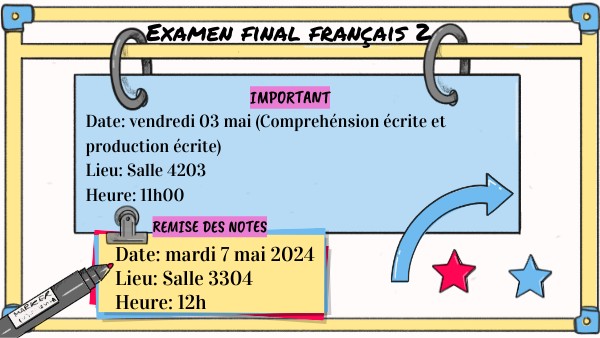 F2- 406 Annonce examen final