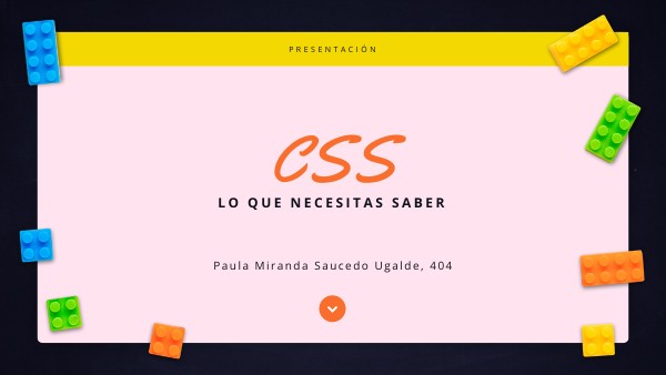 PRESENTACIÓN CSS